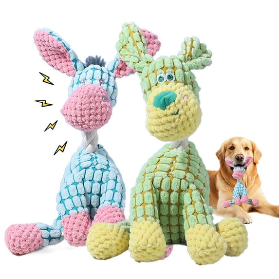 Godmifa Indestructible Dogs Squeaky Toys, 2025 Tough Chew Pet Toys ...