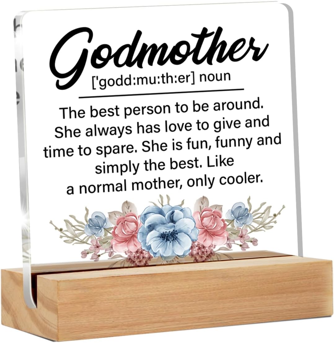 Godmother Gifts From Goddaughter Godson, Gifts for Godmom Birthday ...