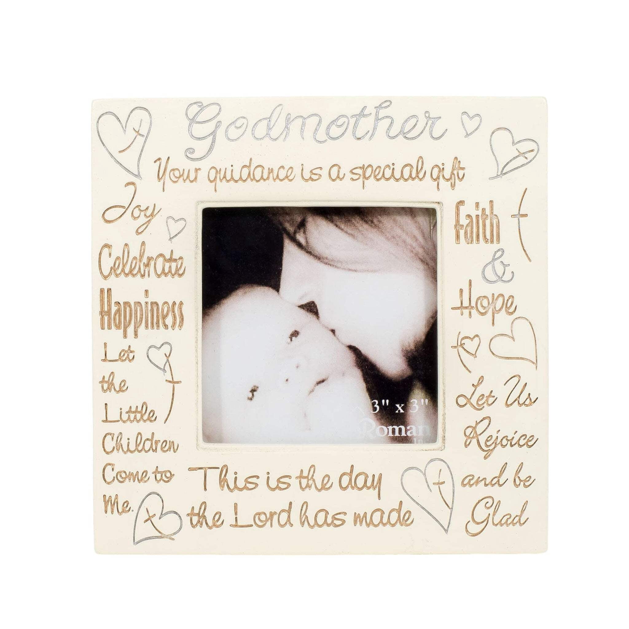 Godmother Heartfelt Words 3X3 Square Frame - Walmart.com
