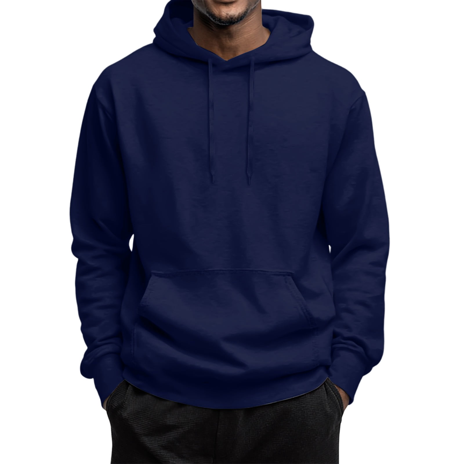 Godokuleh Oversized Hooded Sweatshirt Men Lightweight Streetwear Plain ...