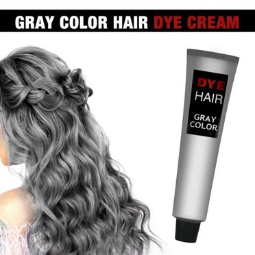 Godom Gray Hair Dye Cream, Unisex Super Gray Hair Dye, 100ml,DIY ...