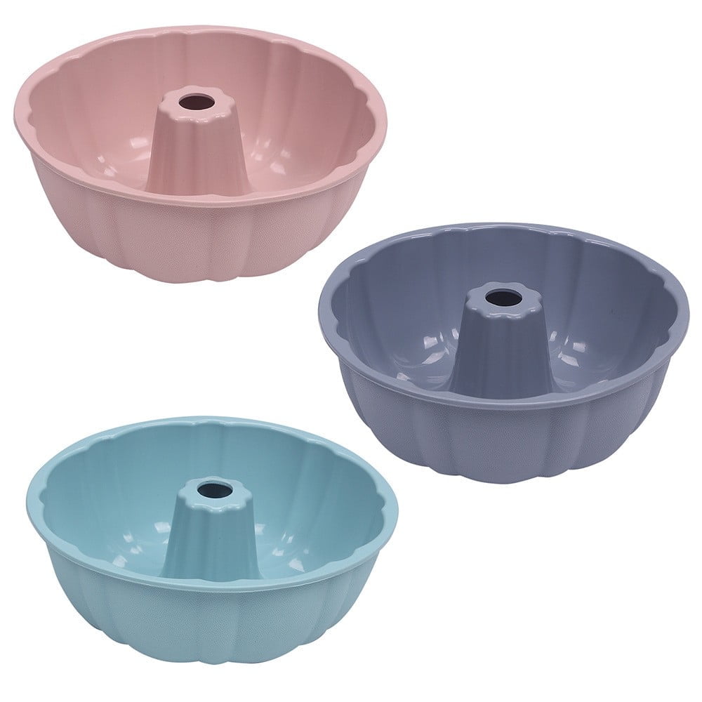 Godom 3PC Cake Molds for Baking, Silicone Nonstick and Quick Release ...