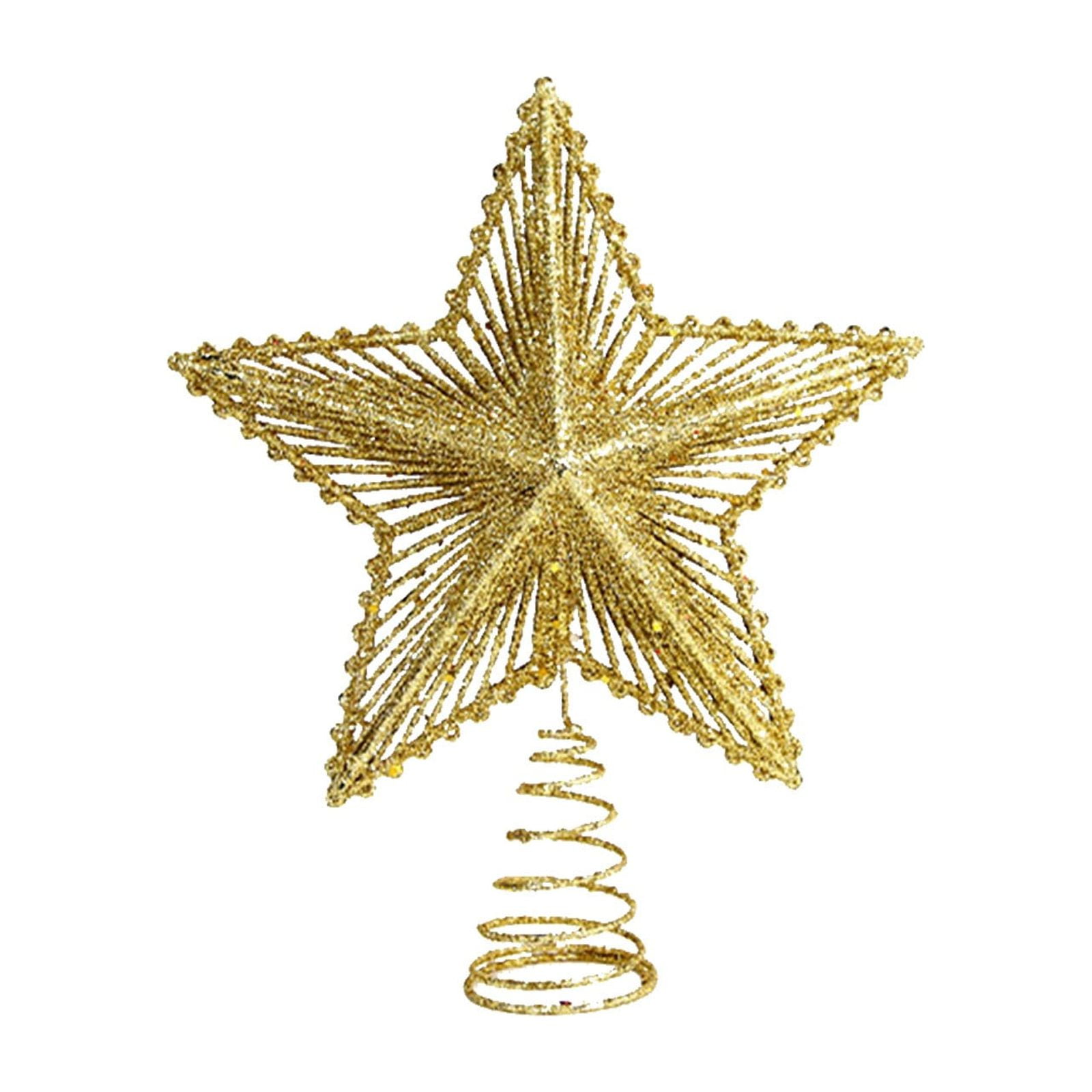 Godom Christmas Tree Topper - Christmas Five Pointed Star Tree Topper ...