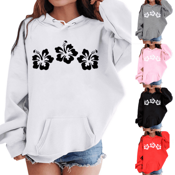 Hoodies For Teen Girls Kids Boys Cute Sweatshirt Oversized Long Sleeve ...