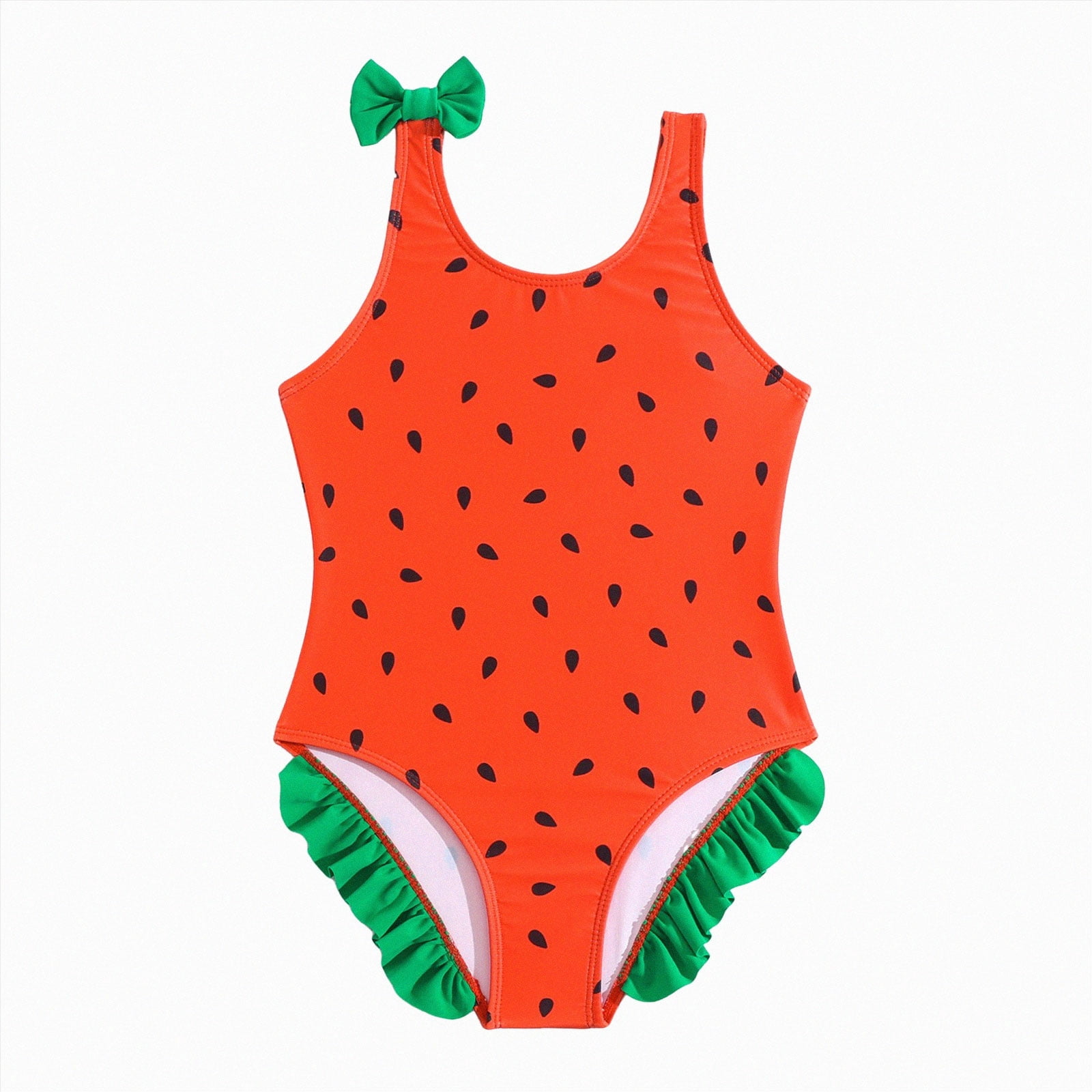 Godom Girls Swimsuits Halter Neck One Piece Bathing Suit Swimwear Set ...