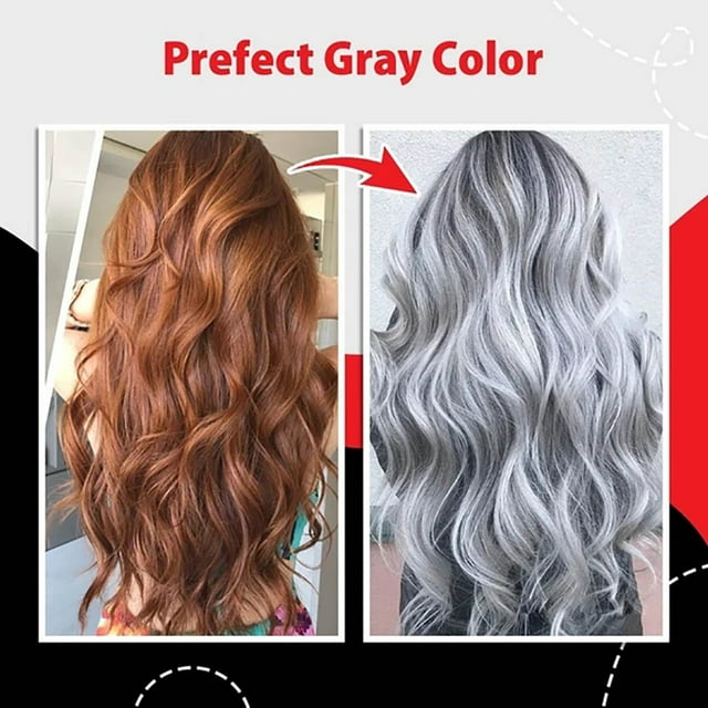 Godom Gray Hair Dye Cream, Unisex Super Gray Hair Dye, 100ml,DIY ...
