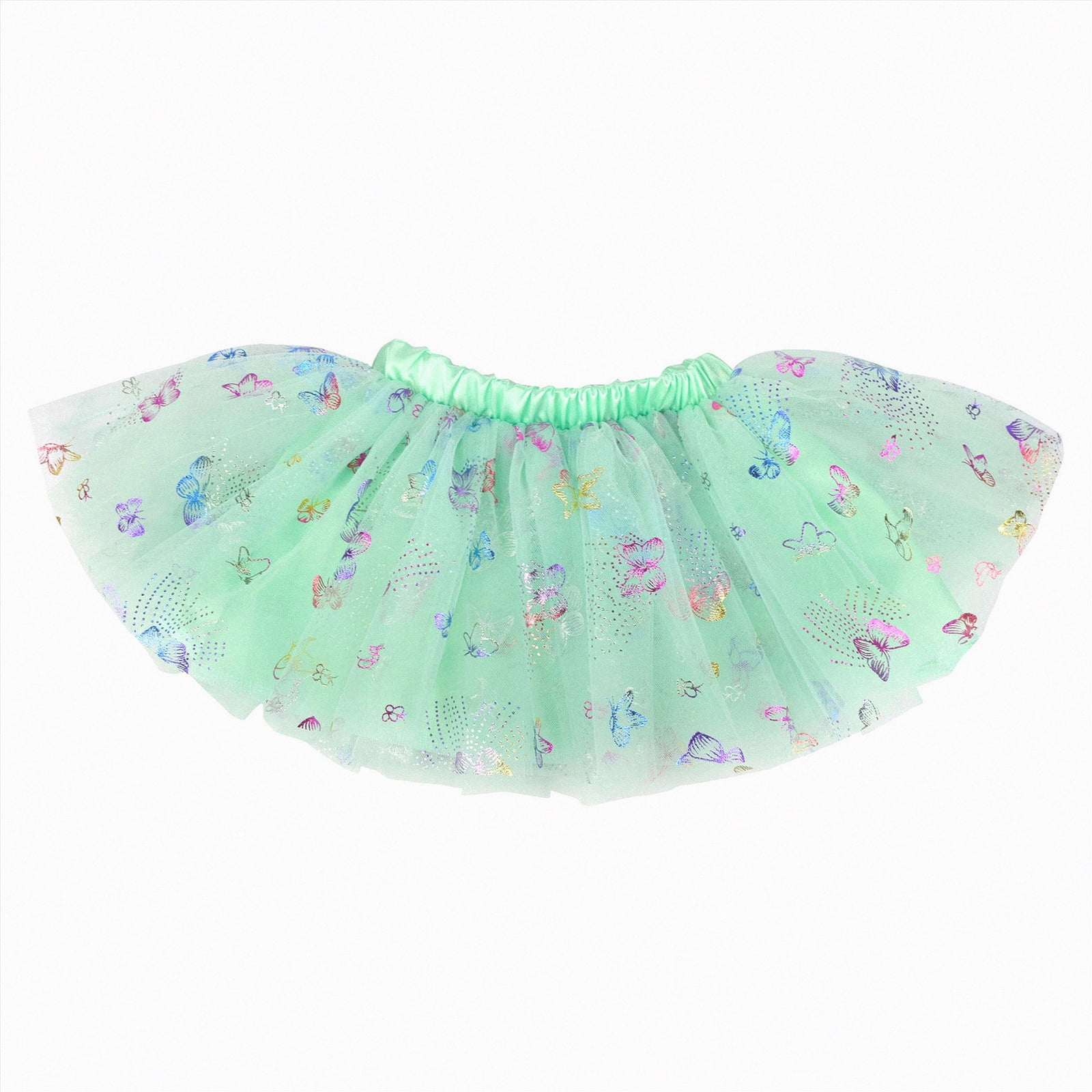 Godom Kids Tutu Skirt 6M-8T Graphic Bowknot Layered Dance Skirt Party ...