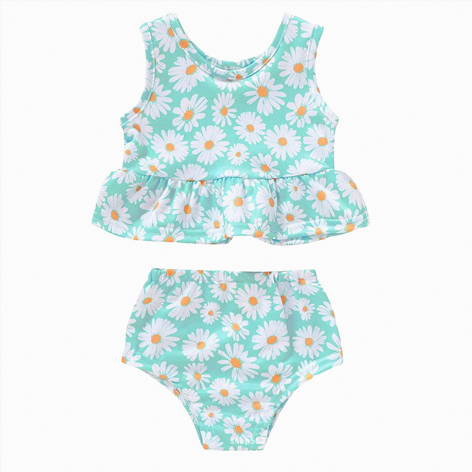 Godom Teen Girls Swimsuits Cute Quick Dry Two Piece Bikini Tankini Sets ...