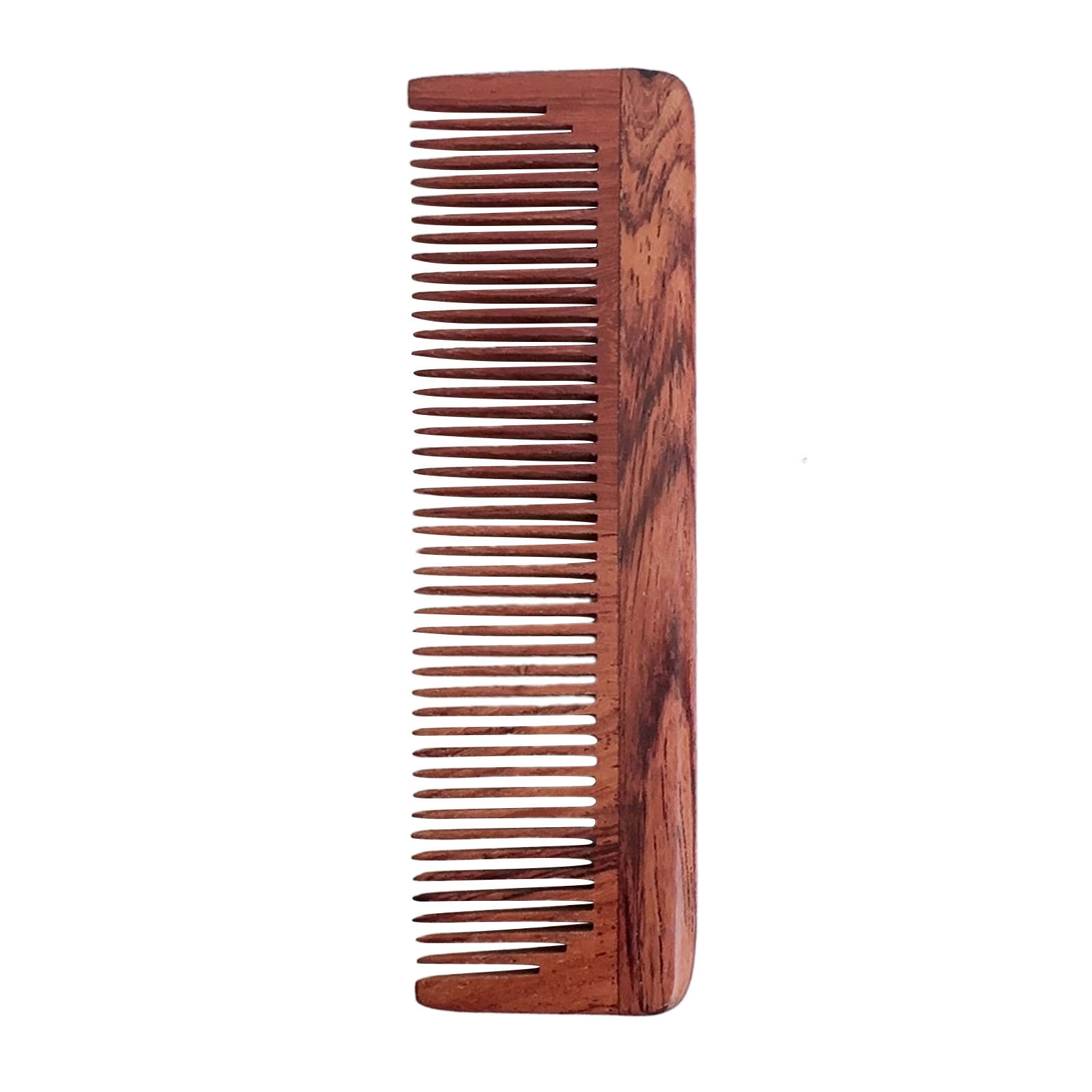 Godom Wide Tooth Wooden Comb - Natural Wood Detangler For Wet Or Dry ...