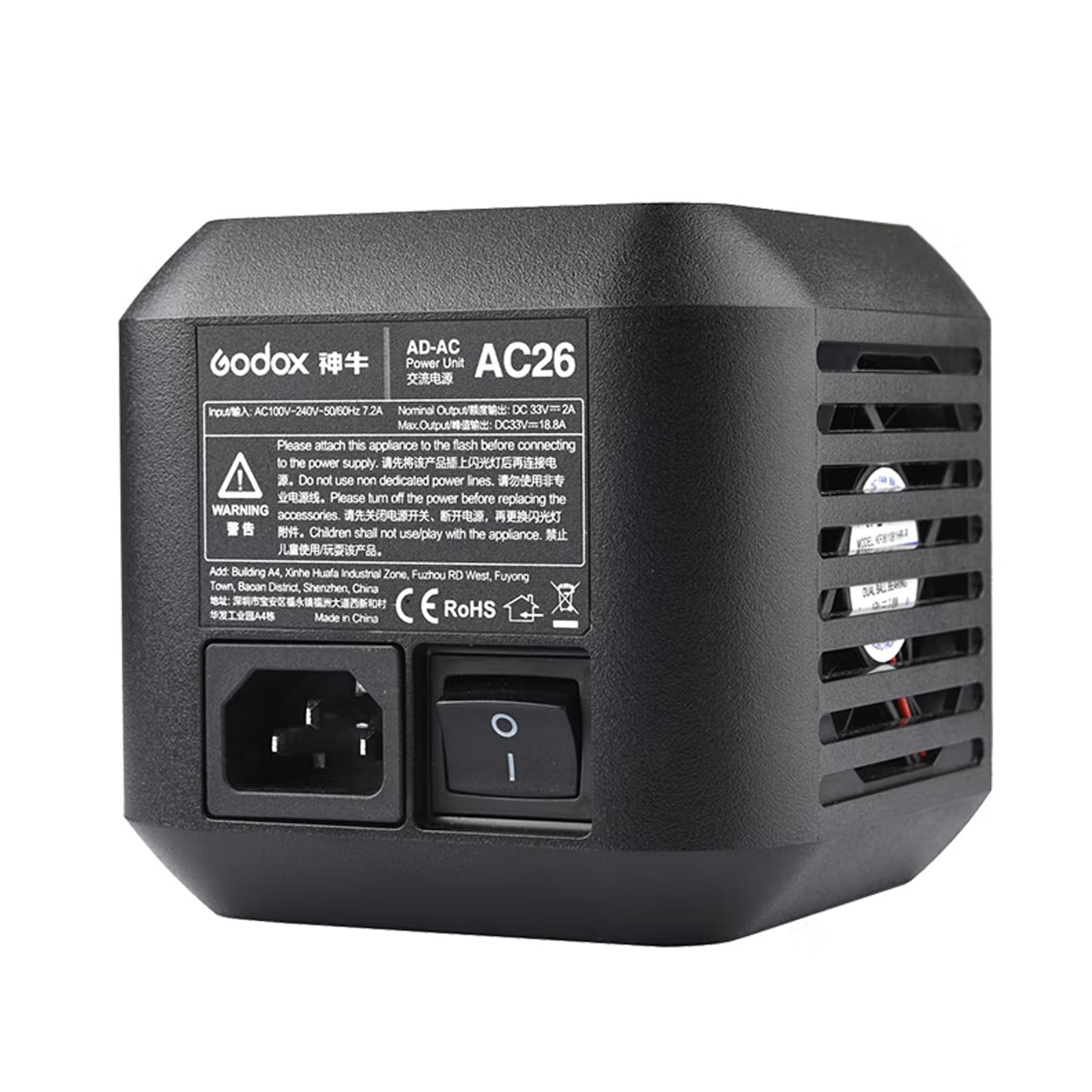 Godox AC-26 Adapter for Godox AD600Pro AD600 Pro II, Flashpoint XPLOR ...