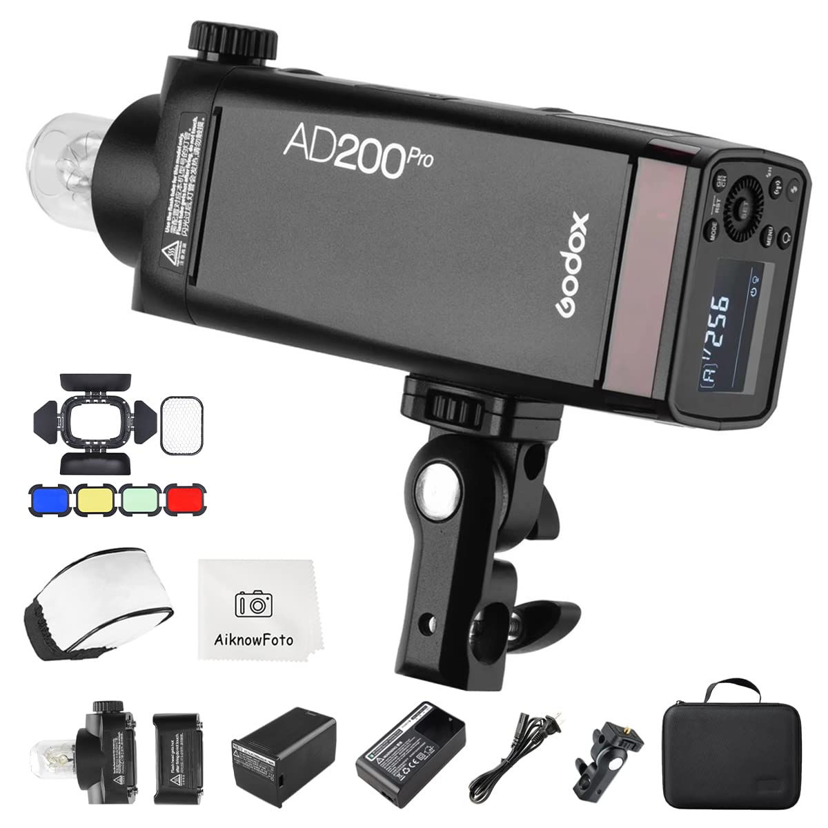 Godox AD200Pro 200Ws Strobe Pocket Flash,2.4G Wireless TTL Studio Flash ...
