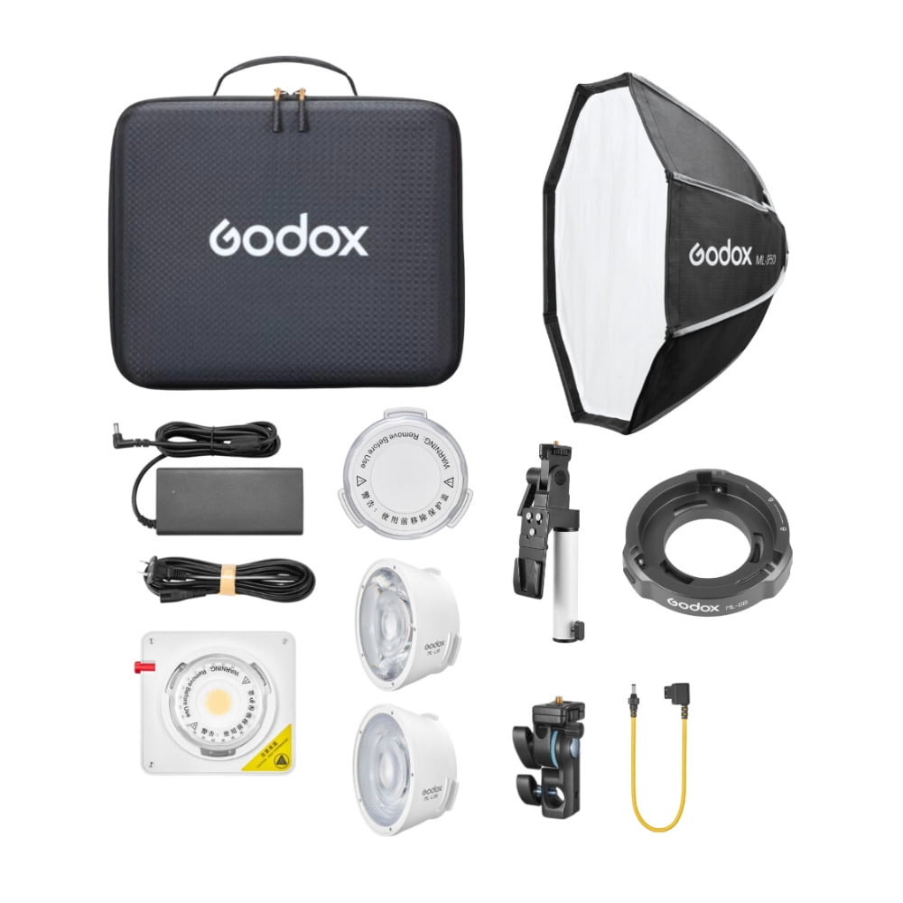 Godox ML100Bi Bi-Color LED Video Light Kit 2 with 100W Maximum Power ...