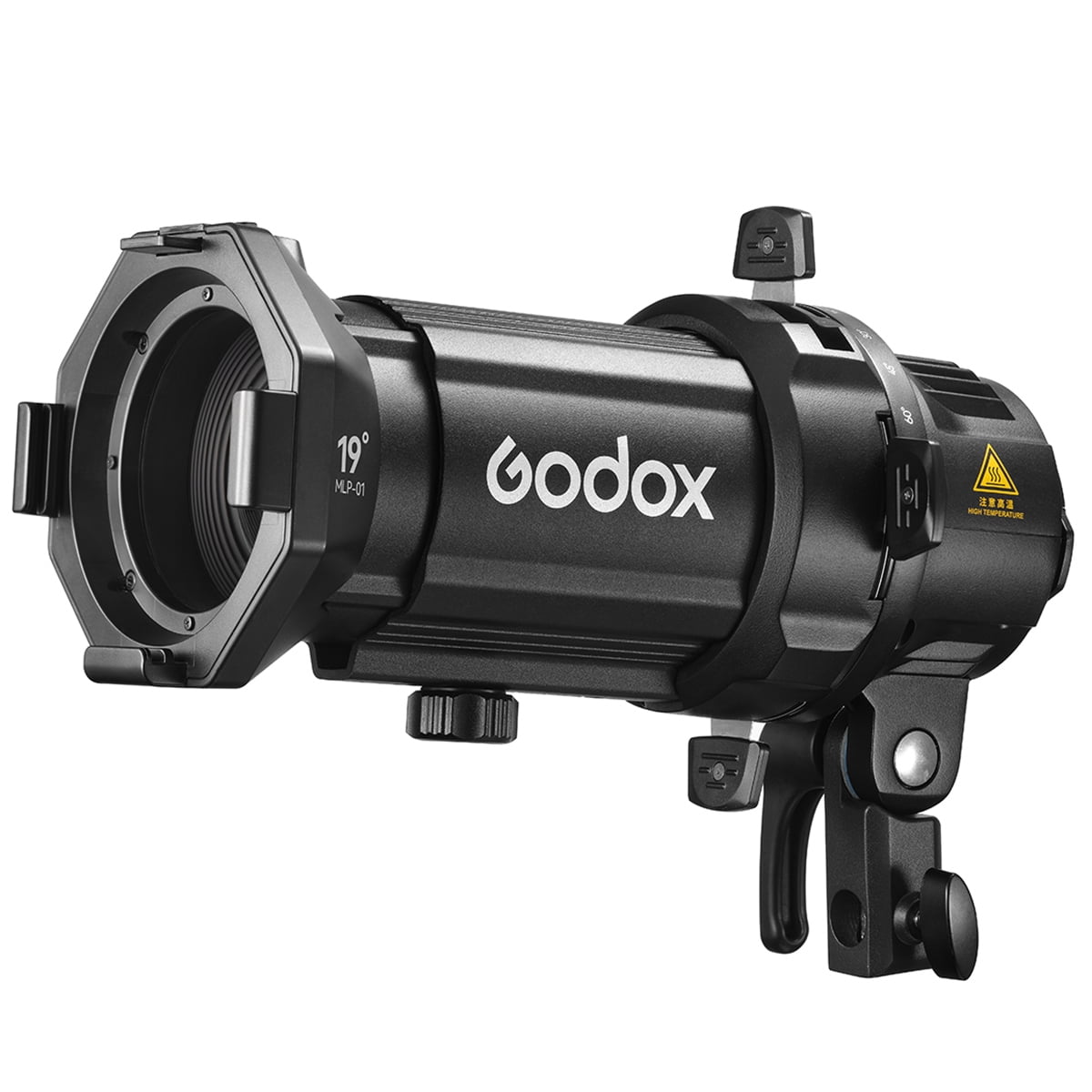 Godox Projection Attachment with 19 Degree Interchangeable Lens for ...