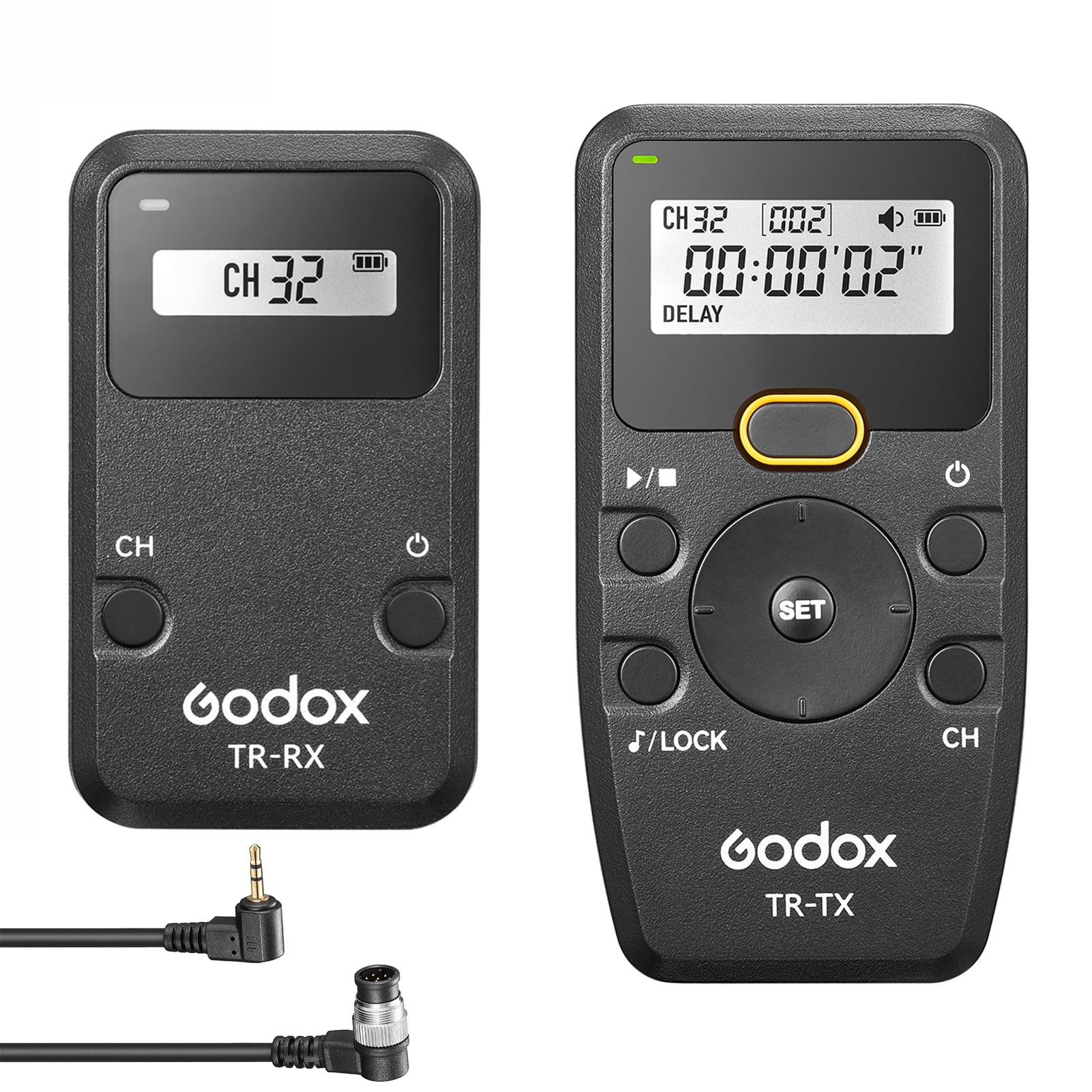 Godox Remote control kit,Camera Shutter Wireless Timer Remote Shutter ...