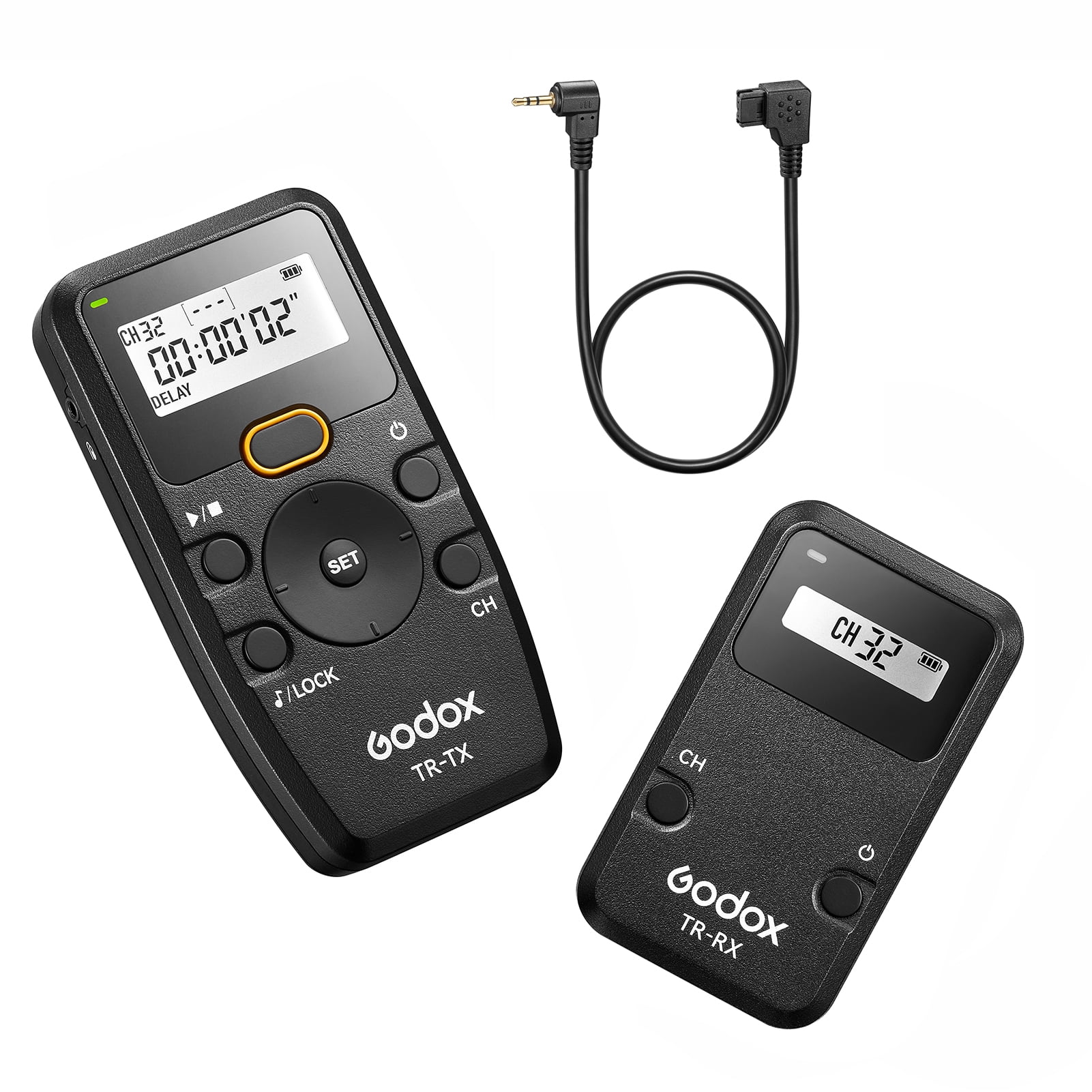 Godox Remote control kit,Shutter Cable Shutter Receiver) Camera Shutter Distance Shutter 6 Timer ...