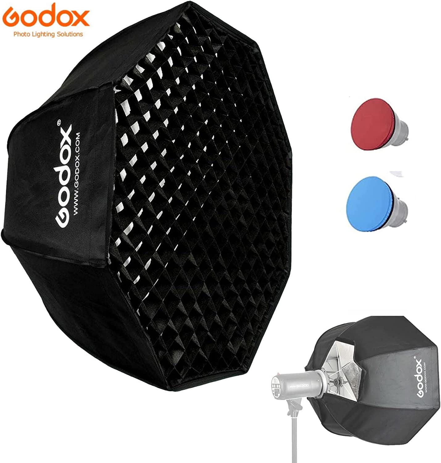 Godox SB-UE 47"/120cm Umbrella Octagon Softbox Light Diffuser Reflector ...
