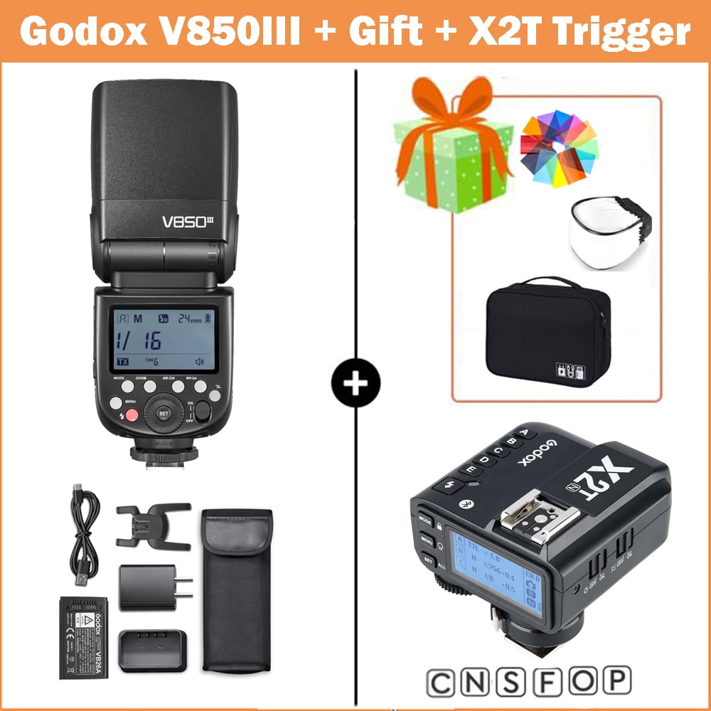 Godox V850III 2600mAh Li-ion Battery Camera Flash With X2T ForCanon ...