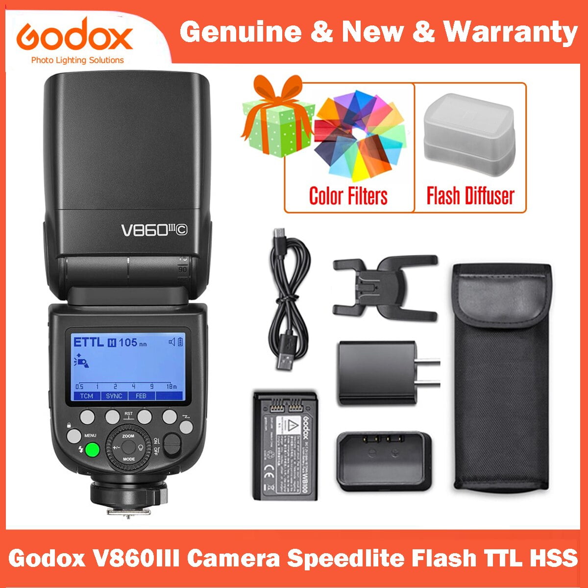 Godox V860III-C V860IIIC Camera Flash forCanon Camera Flash Speedlite ...