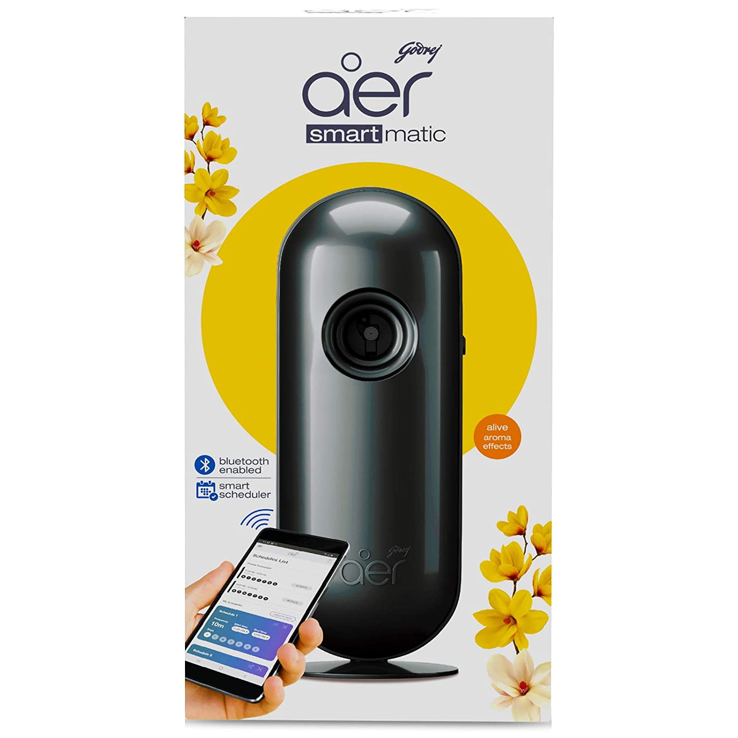 Godrej Aer Smart Matic Kit - Bluetooth Enabled Automatic Air Freshener ...