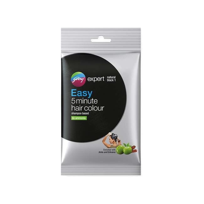 Godrej Expert 018688NB1 Easy 5-minute Shampo Based Hair Color Pack of 3 ...