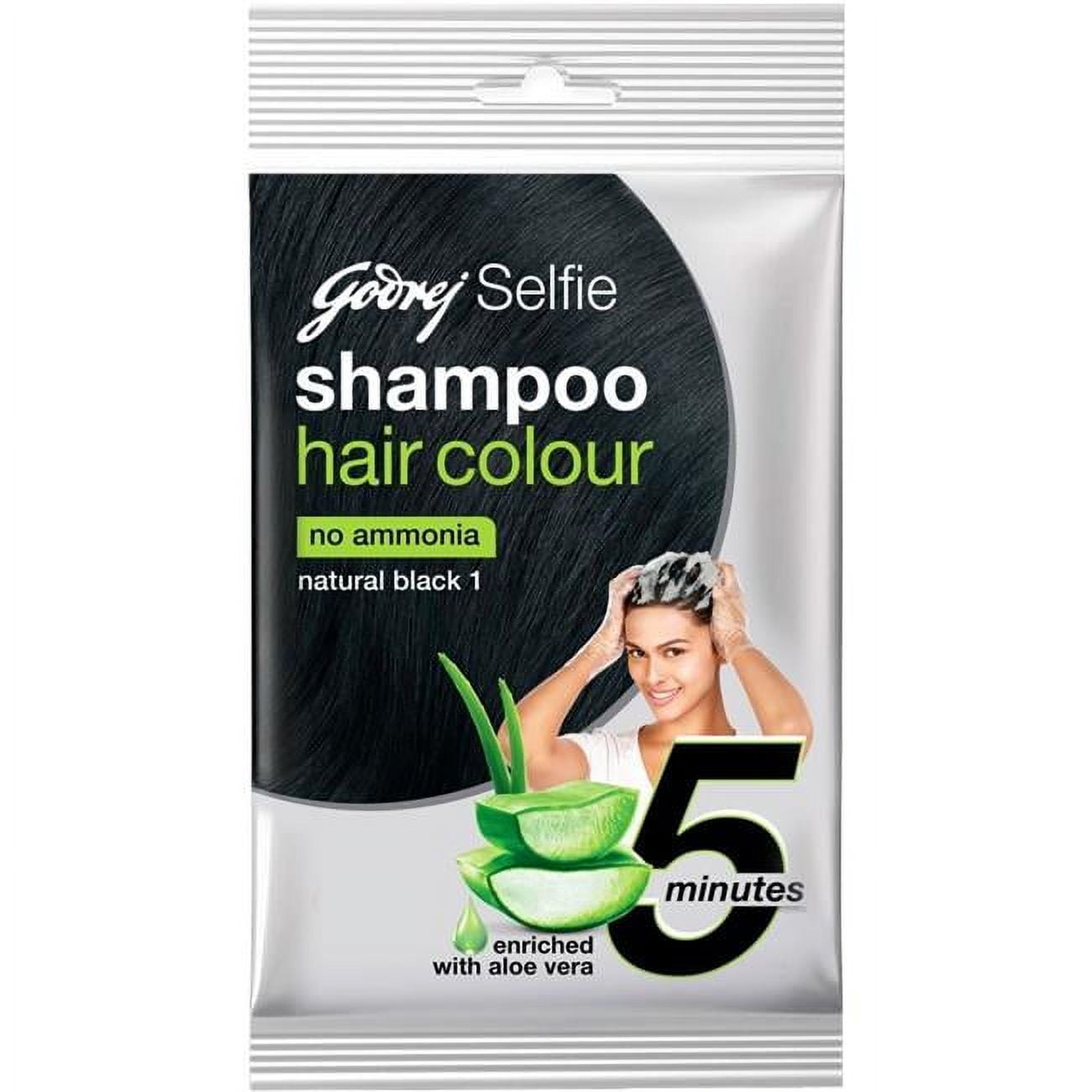Godrej Selfie 5 Minute Shampoo Hair Colour, Natural Brown, Pack of 3 ...
