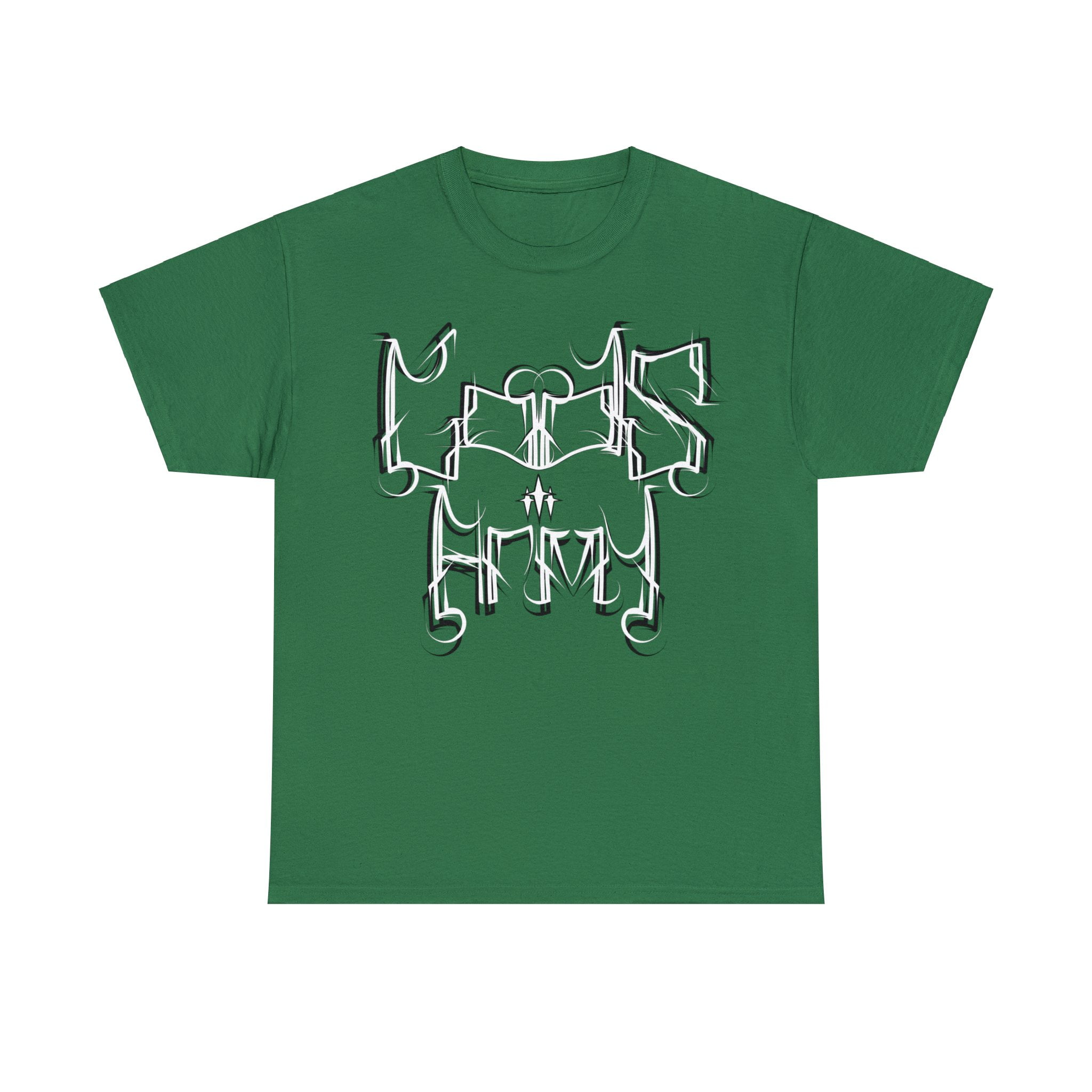 Gods Army, hand drawn font, Three Crosses, Christian art drawn on a ...
