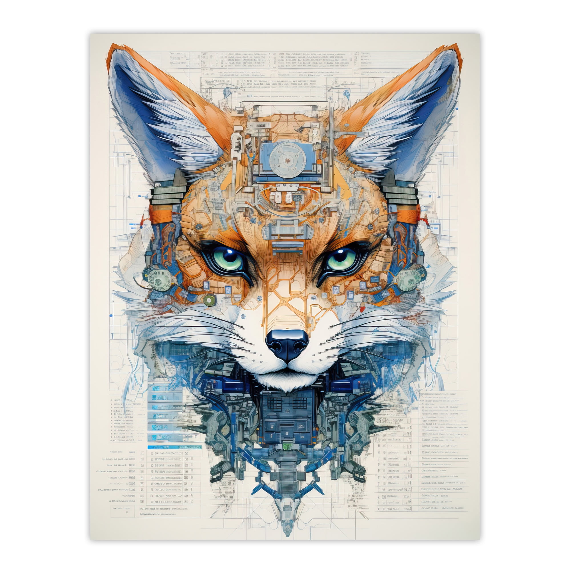 Gods Blueprint The Fox Unclassified Document Robot Hybrid Secret ...