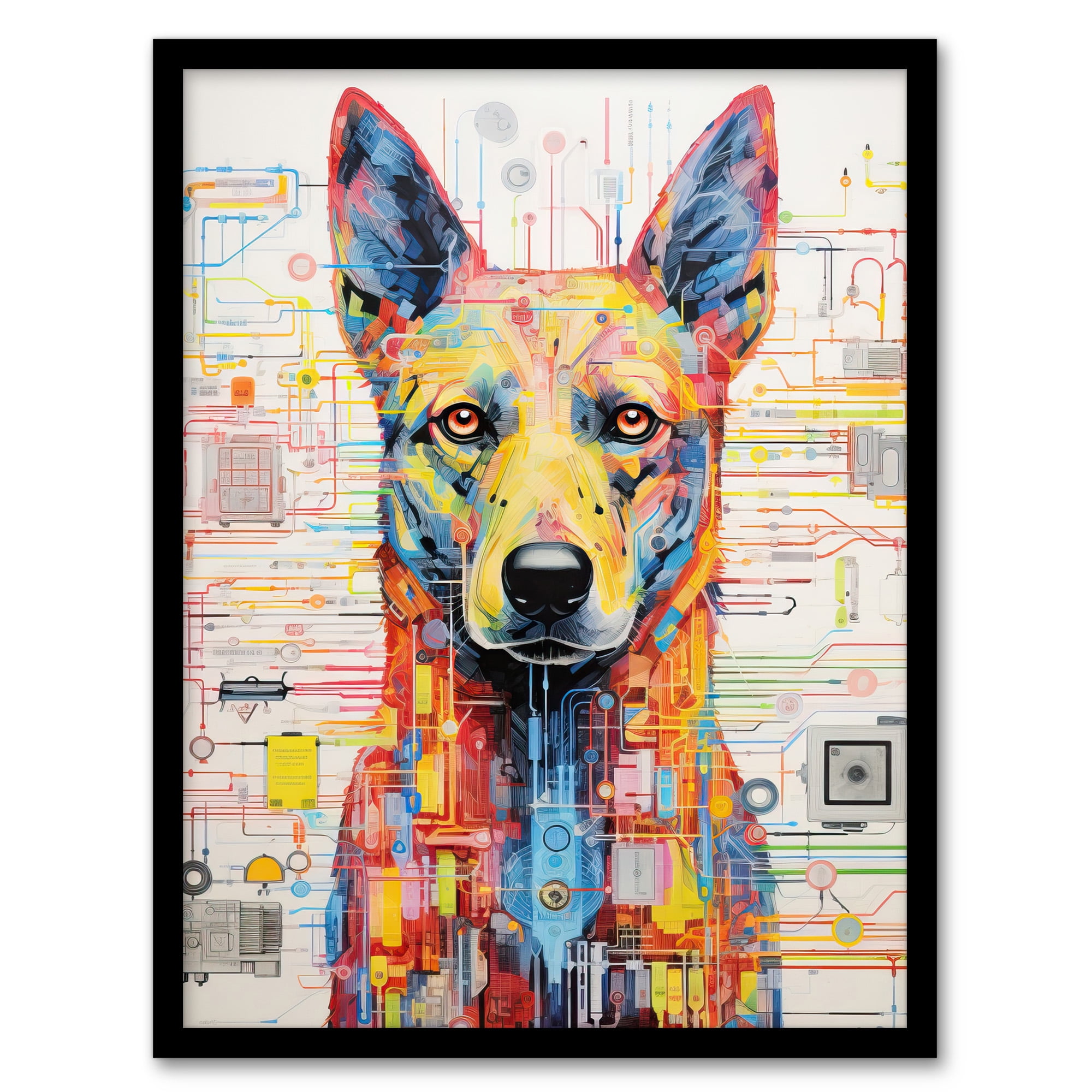 Gods Dog Blueprint Unclassified Robot Hybrid Secret Military Schematic Futuristic Complex Arcane ...