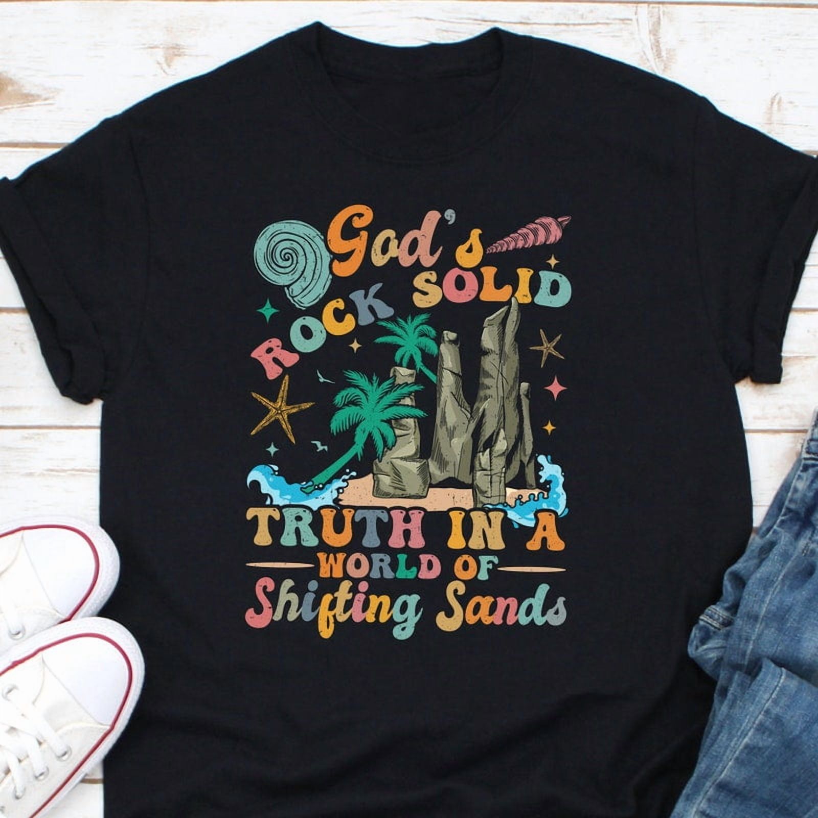Gods Rock Solid Truth VBS Vacation Bible School Graphic T Shirt Best ...