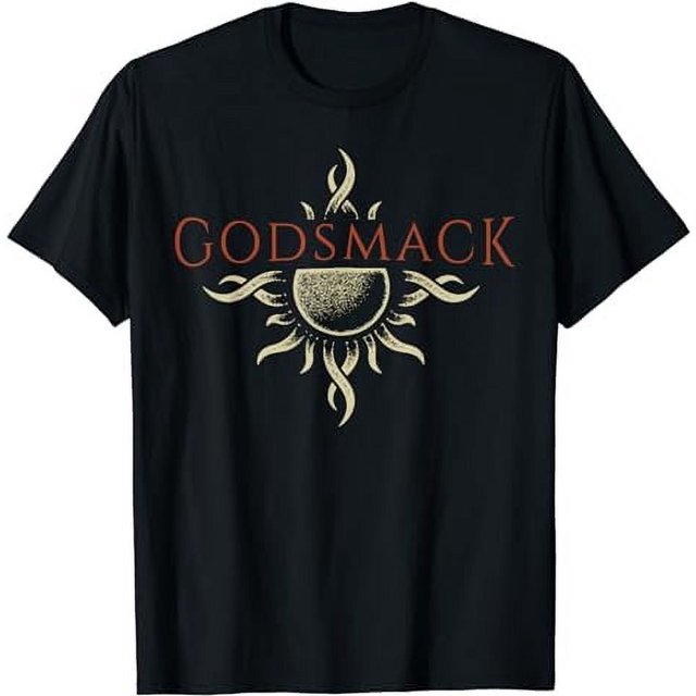 Godsmack – Logo Sun On Black T-Shirt - Walmart.com