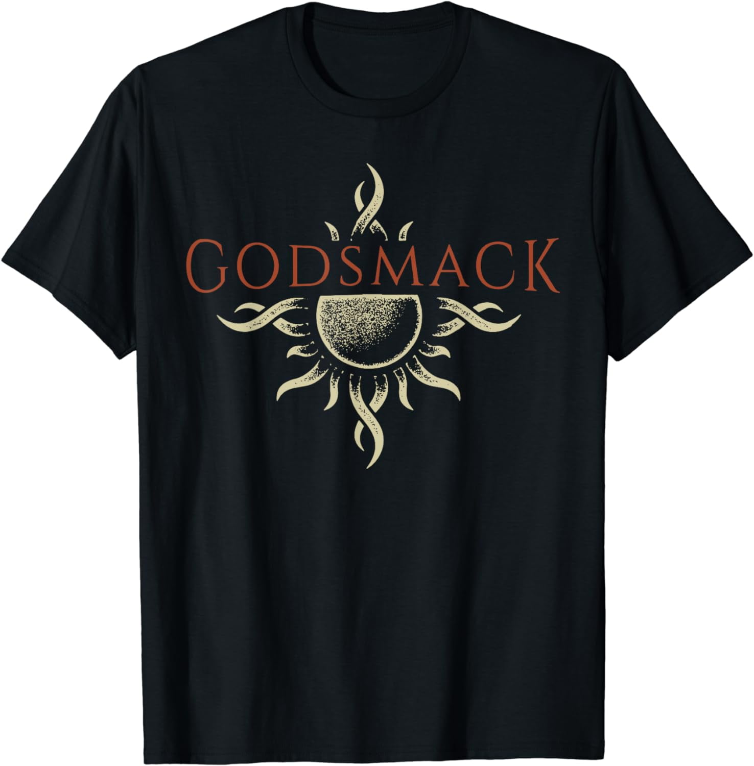 Godsmack – Logo Sun On Black T-Shirt - Walmart.com