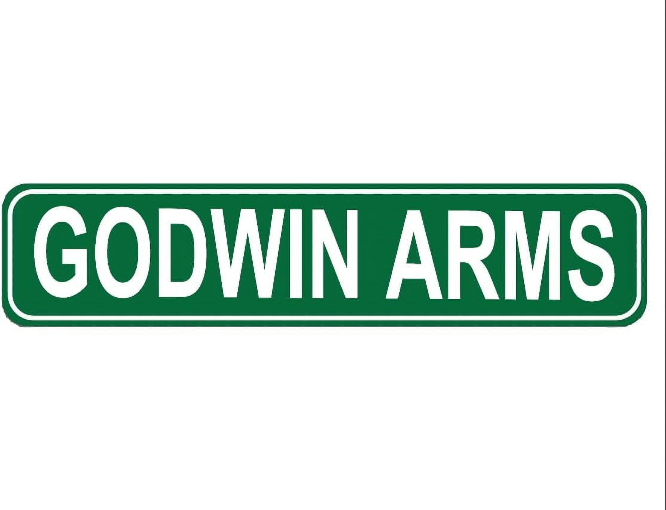 Godwin Arms Street Sign, Quality Metal Sign, Godwin Arms Sign Novelty ...