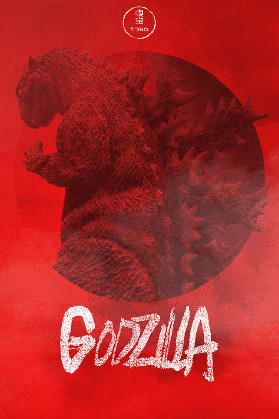 Godzilla 1954 Movie Poster 24x36 - Original Kaiju Film, Japanese Cinema ...