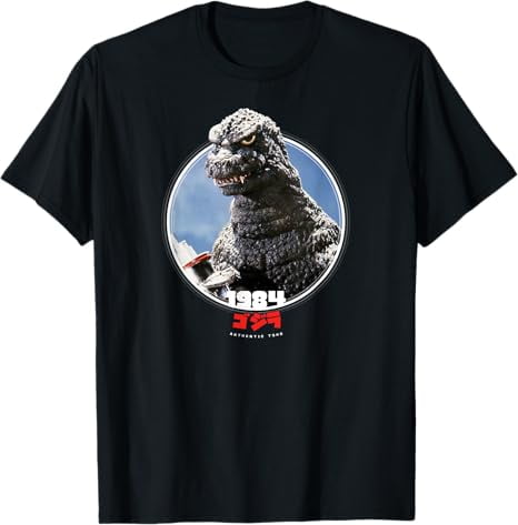 Godzilla 1984 The Return of Godzilla Icons of Toho T-Shirt,Black color ...
