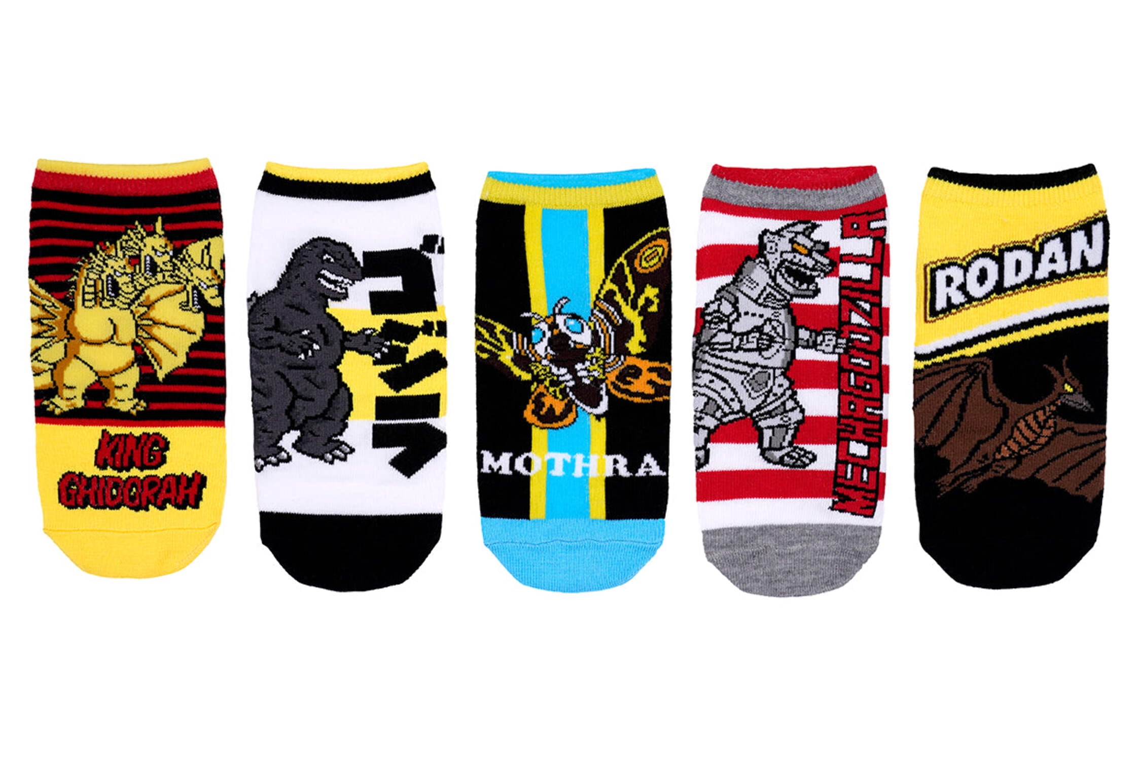 Godzilla Clothing Items: 5 Pair Pack Lowcut Socks, Perfect Gift for ...