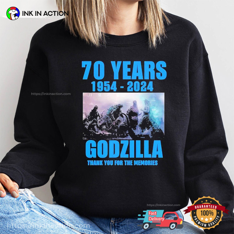 Godzilla 70th Anniversary 1954-2024 Thank You For The Memories ...