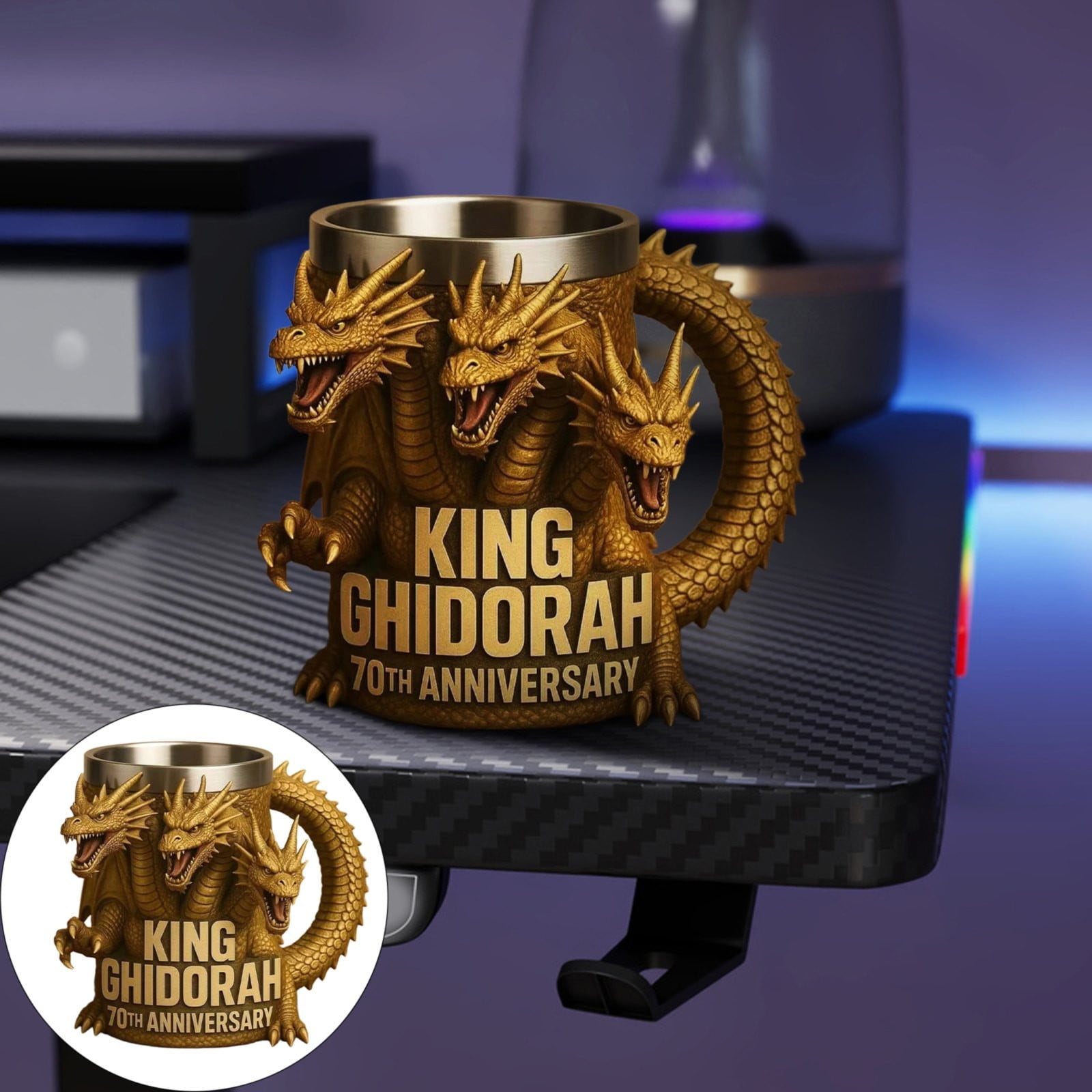 Godzilla 70th Anniversary 3D Mug Coffee Mug Godzilla 70th Anniversary ...