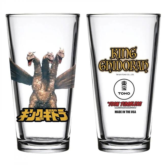 Godzilla King Ghidorah the Three-Headed Monster Pint Glass - Walmart.com