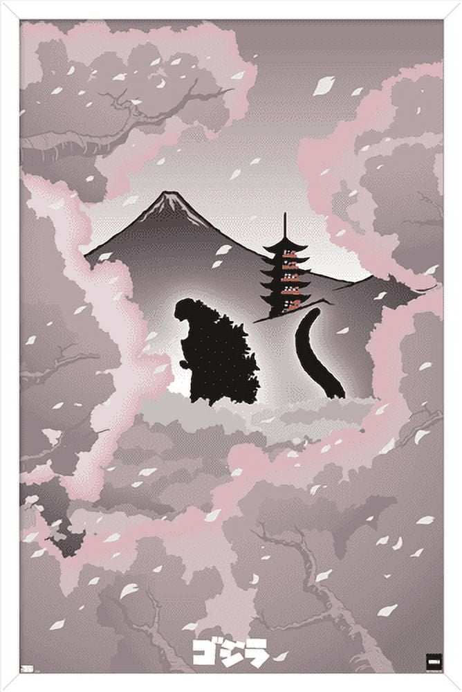 Godzilla - Backdrop Wall Poster, 14.725" x 22.375", Framed - Walmart.com