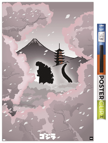 Godzilla - Backdrop Wall Poster, 22.375" x 34" - Walmart.com