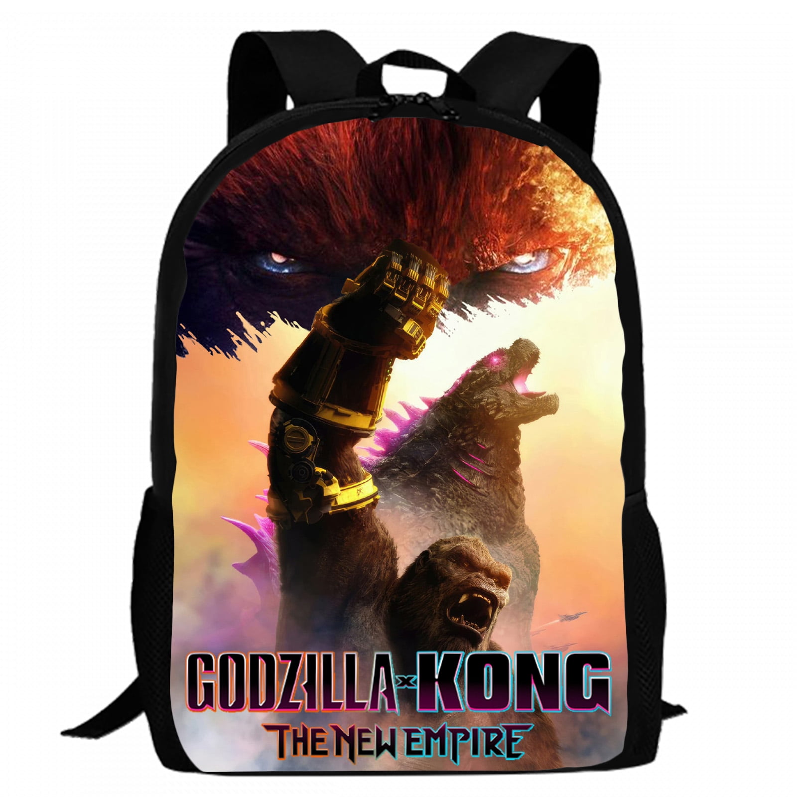 Godzilla Backpack Cartoon Character Creative Print Knapsack Casual ...