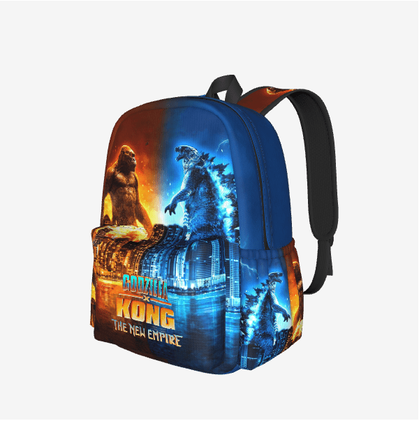 Godzilla Backpack Character Creative Print Knapsack Unisex Fashion ...