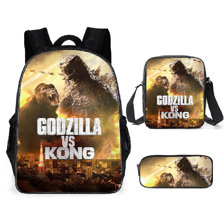 Godzilla Backpack, Student Schoolbag, Cartoon Schoolbag, 3D Printing ...