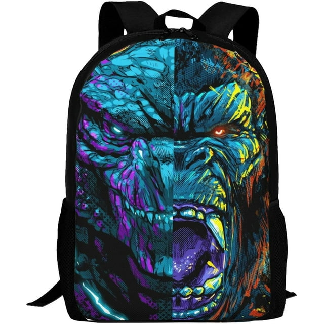 Godzilla Backpack for Boys Girls Kids Monster Print Backpack Cool ...