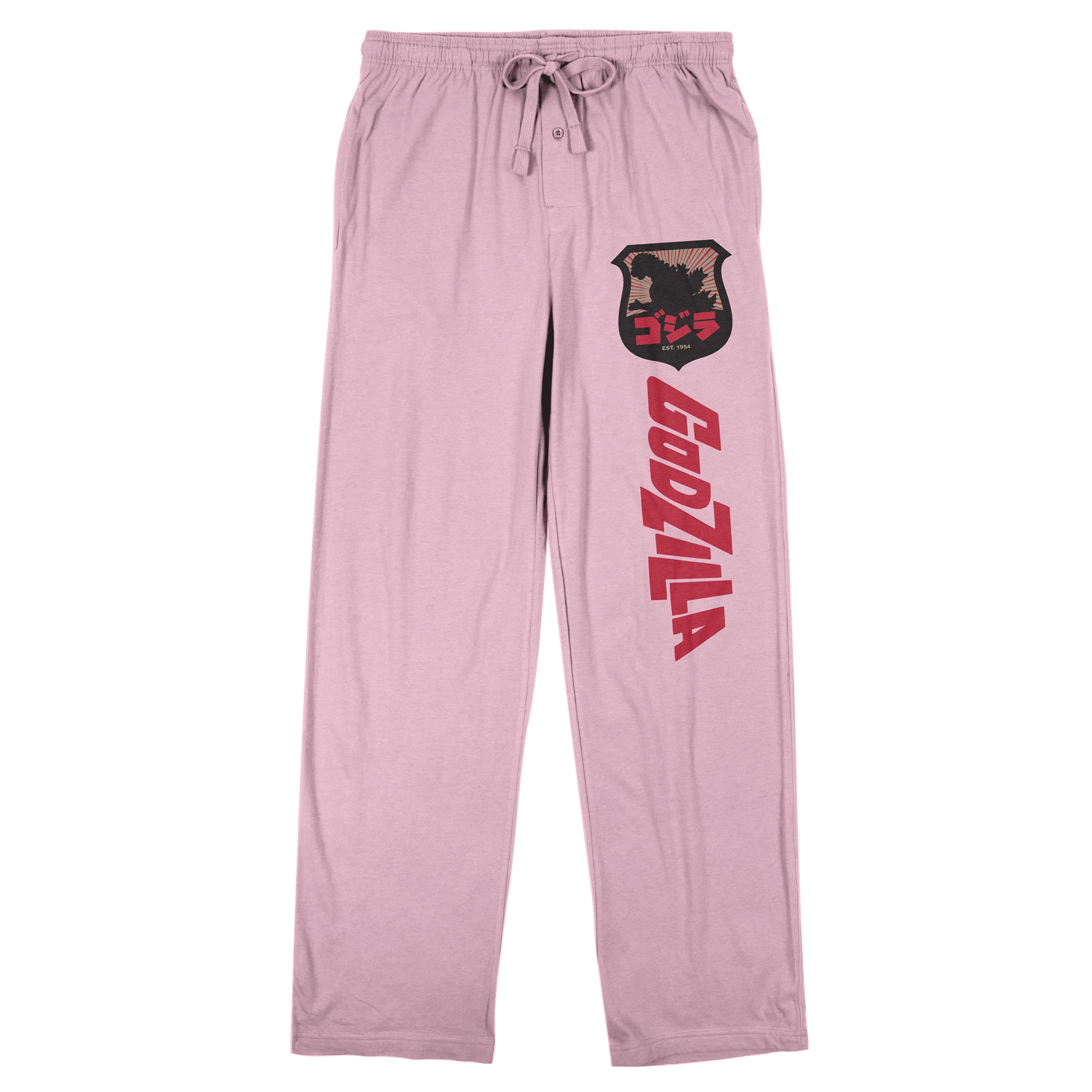 Godzilla Badge Women’s Cradle Pink Sleep Pajama Pants-Small - Walmart.com