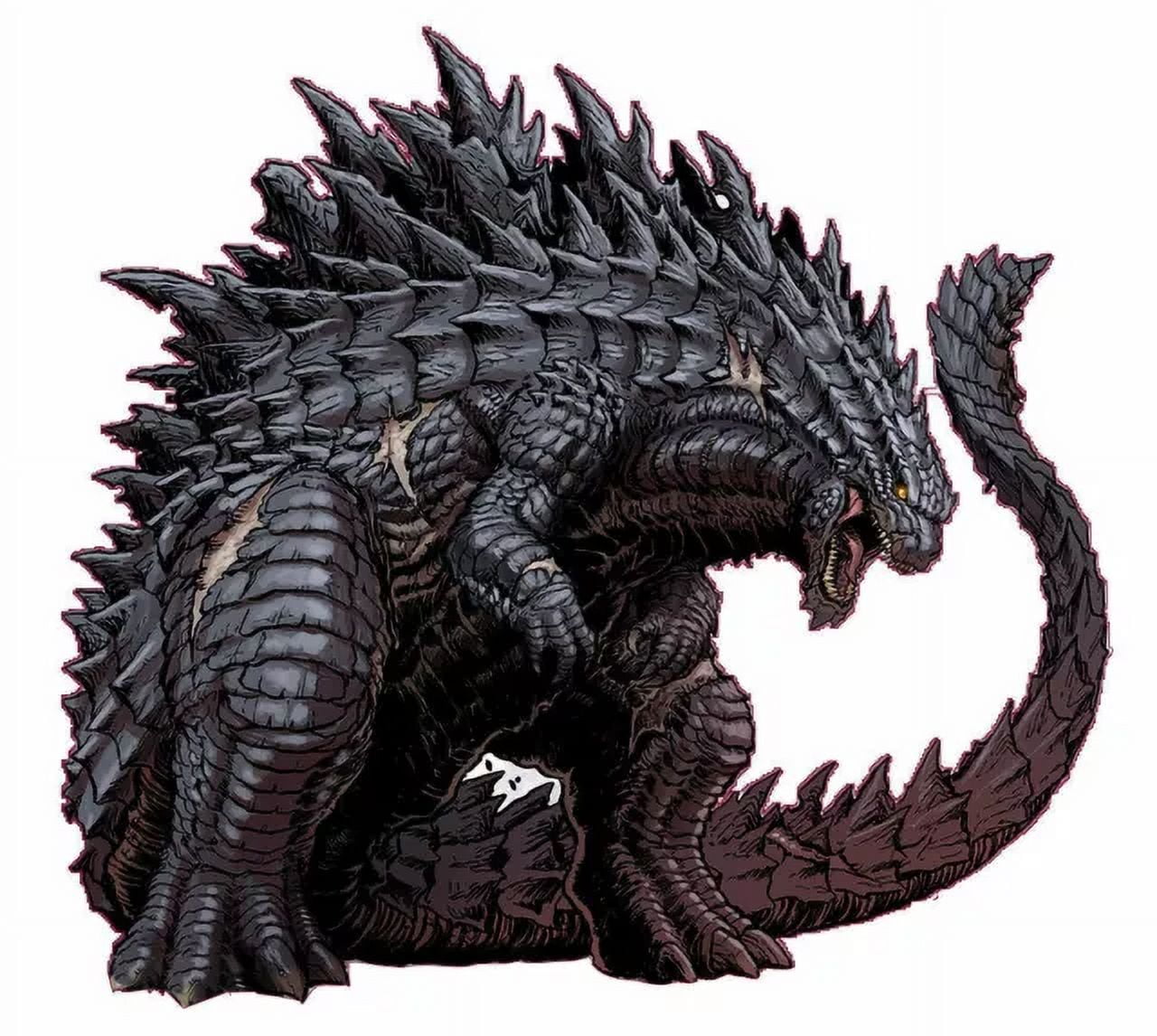 Godzilla Battle Damaged Stickers Phone Decal Water Bottle Stickers Car ...