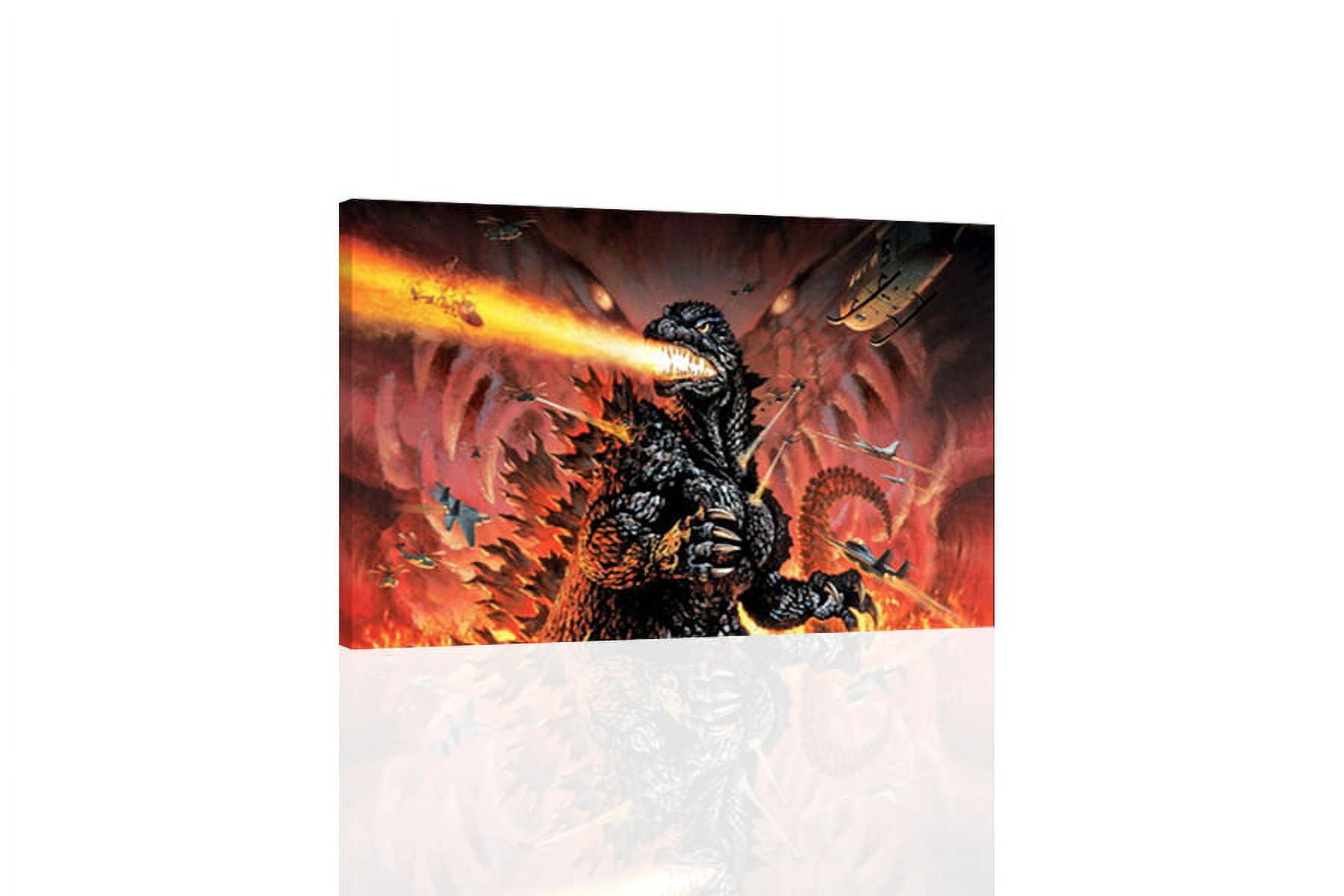 Godzilla - CANVAS OR PRINT WALL ART - Walmart.com