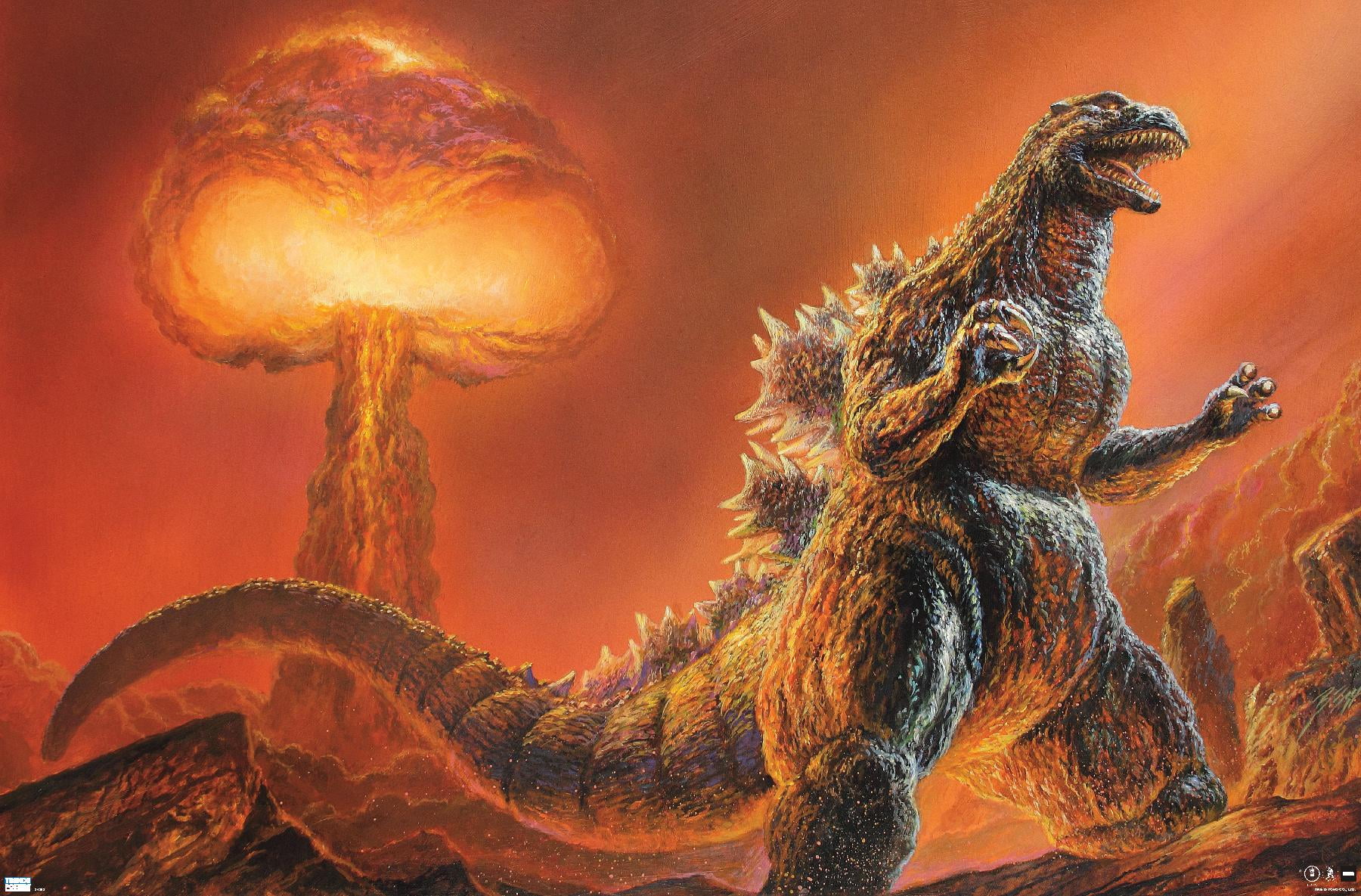 Godzilla: Comic - Nuclear Wall Poster, 22.375" x 34" - Walmart.com