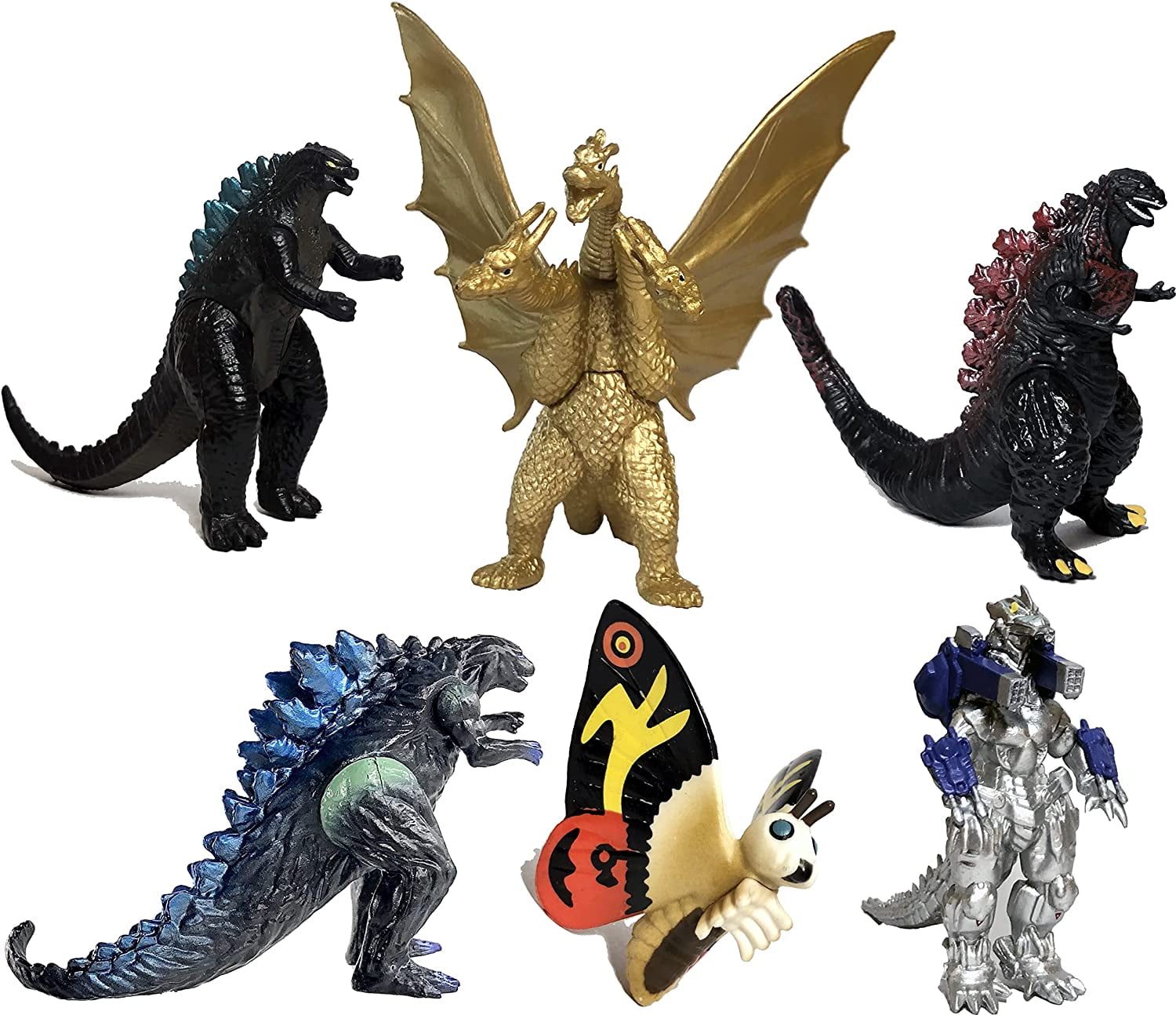 Godzilla Dinosaur Toys: King of The Monsters Action Figures, Mini ...