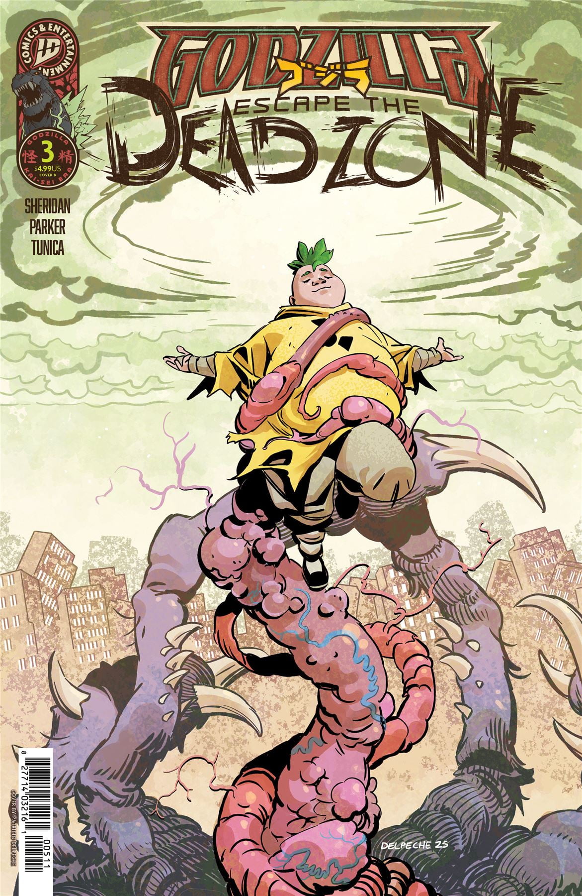 Godzilla: Escape the Deadzone [Kai-Sei Era] #3 Variant B (Delpeche) IDW ...